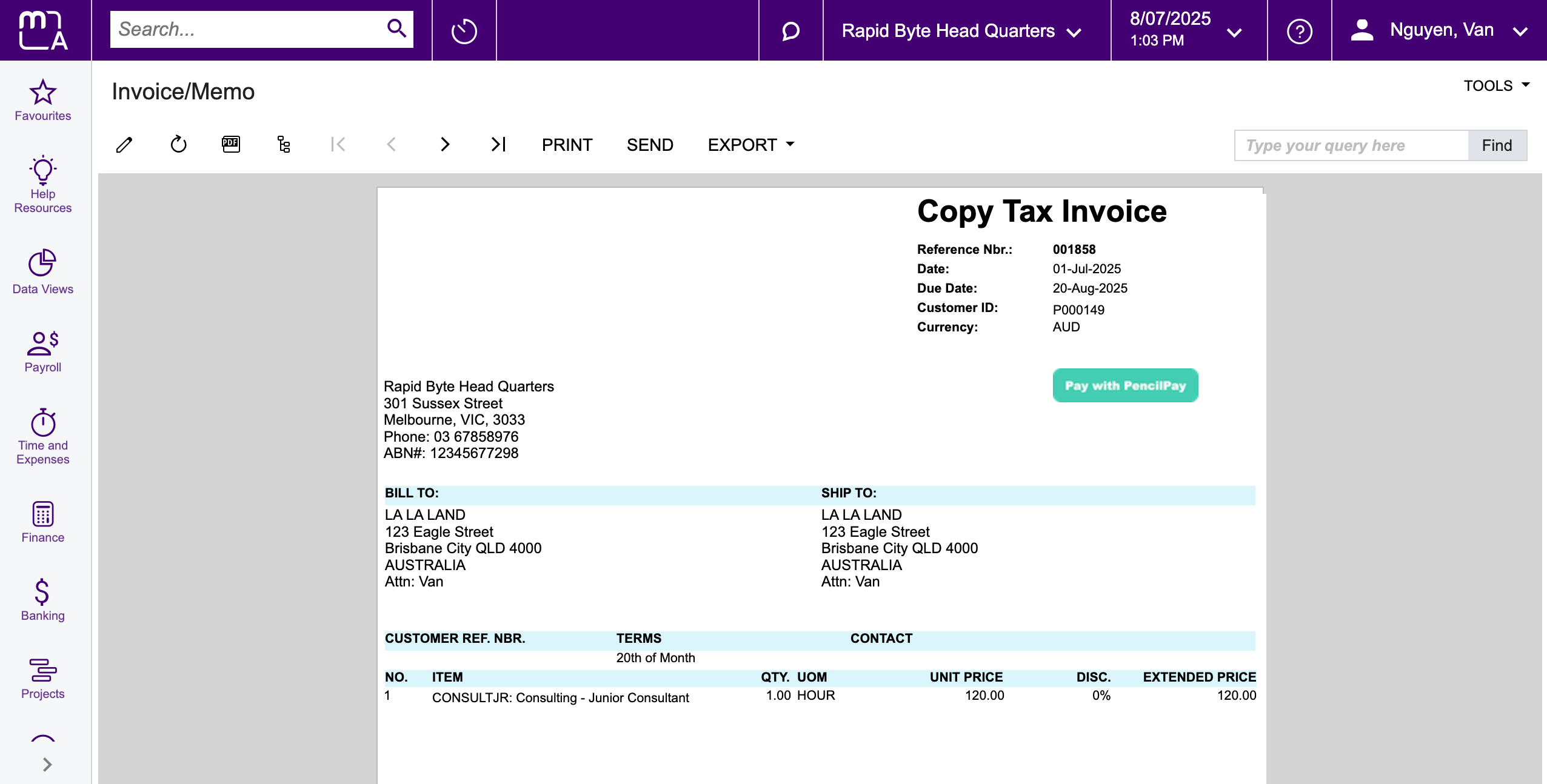 How to add the Pencil Payment link to your invoice and email template ...