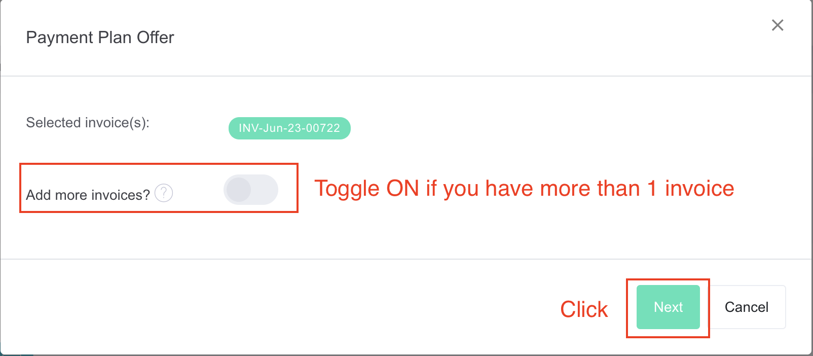 How to create a payment plan with one or multiple invoices in Pencil