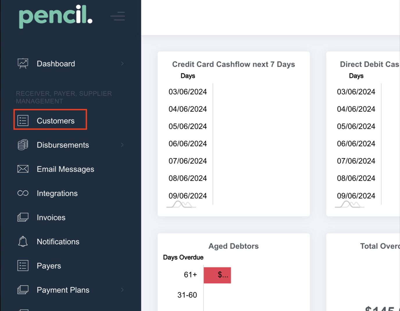 How do I update when my customer's invoice is processed