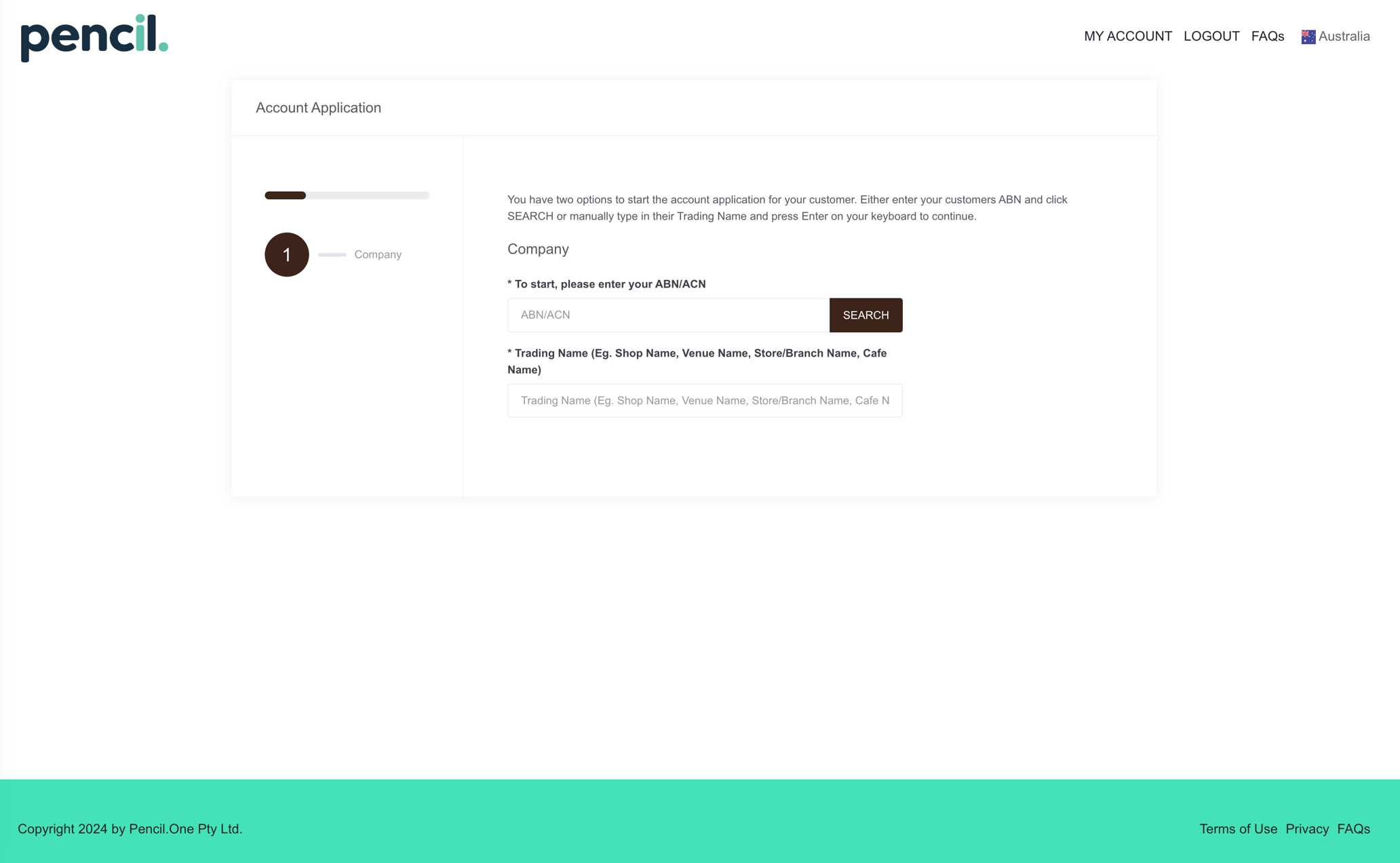 How to manually create a new Credit Application Form in PencilPay